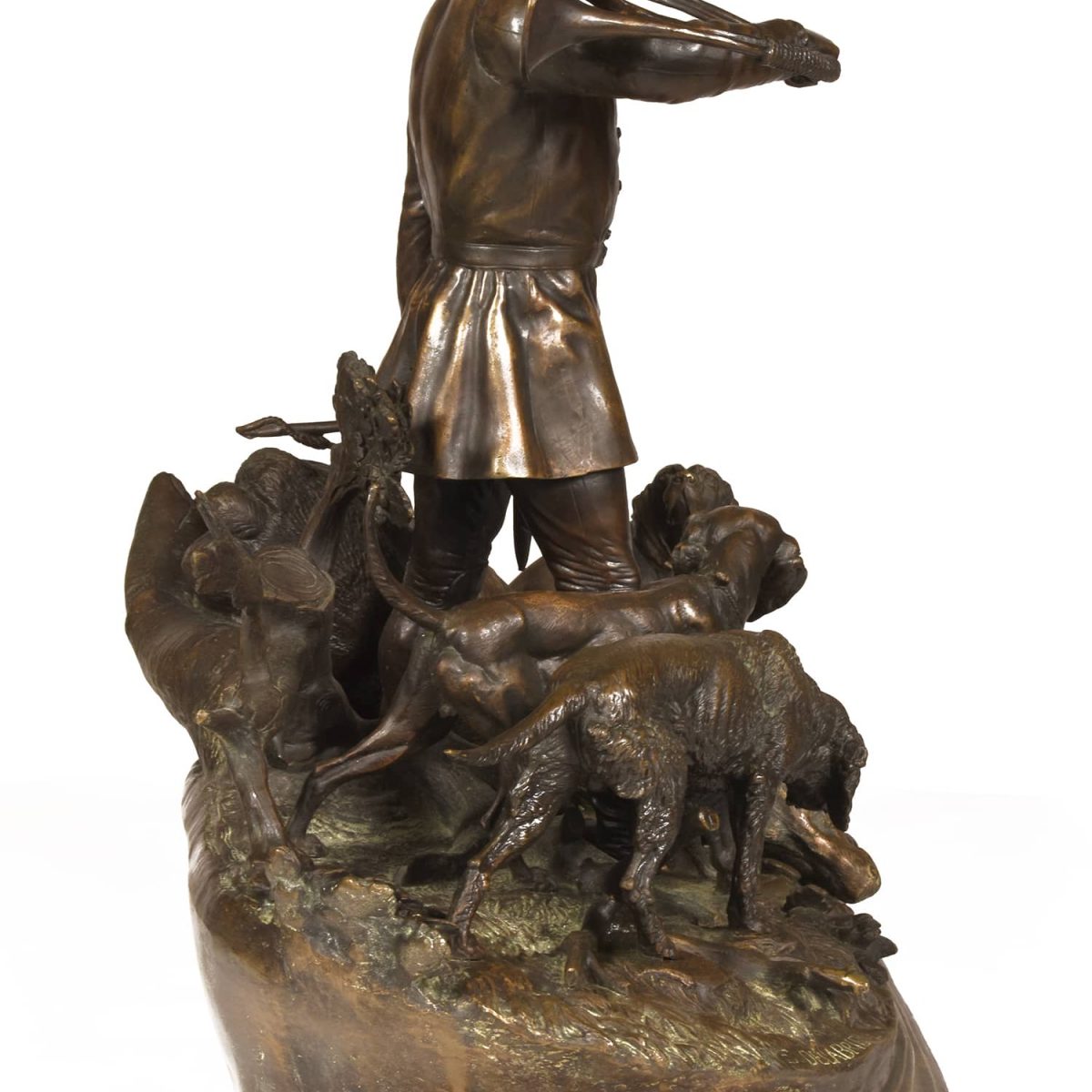 A Rare Ehrenfeld Acid Etched Floral Garland Wine Glass by Oskar Rauter ...